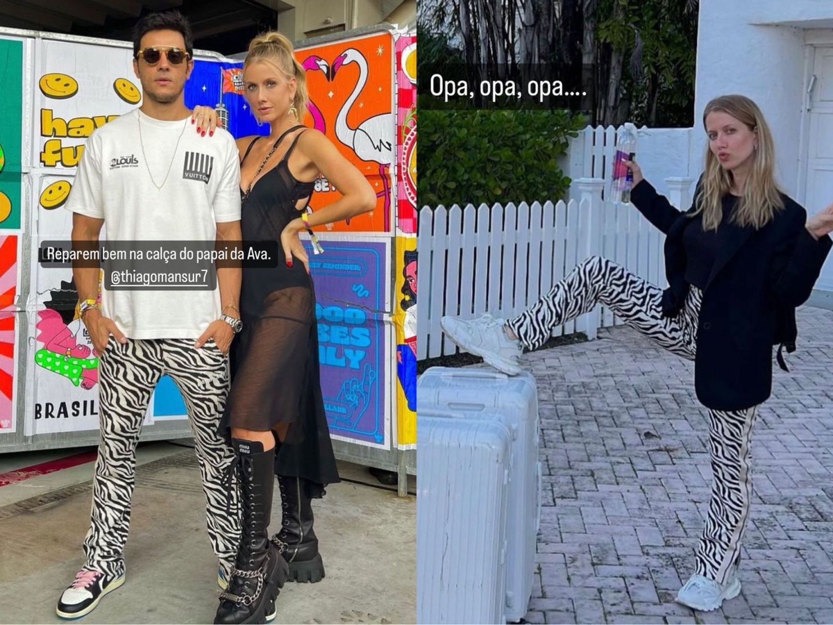 Gabriela Prioli conta que compartilha peças de roupa com o marido