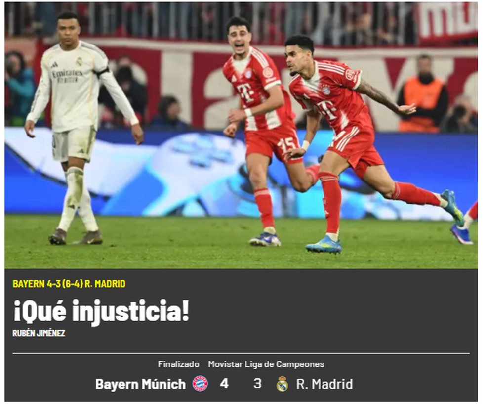 Imprensa espanhola repercute eliminação do Real Madrid na Champions e ...