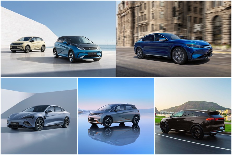 De compactos a SUV’s: conheça os modelos vendidos pela BYD no Brasil