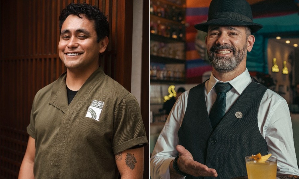 Tango no Pobre Juan; Jorge Urbano em guest bartender no Fairmont; noite ...