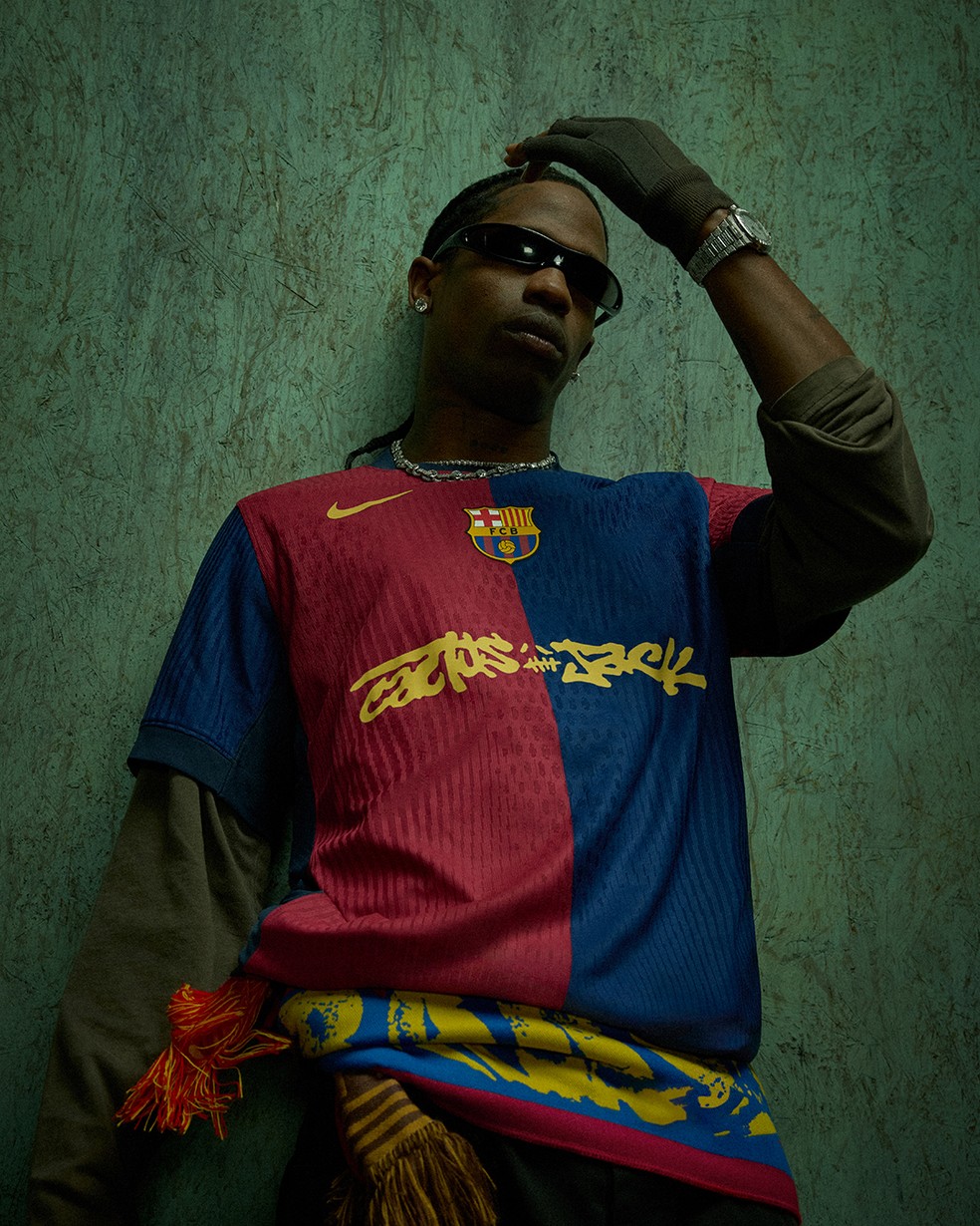 Rapper Travis Scott irá estampar camisa do Barcelona no próximo ...