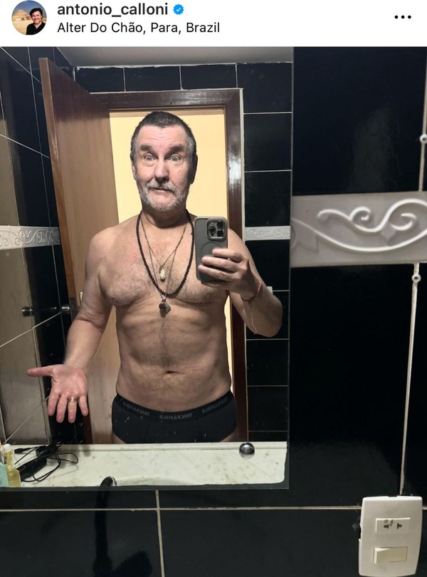 Antonio Calloni fala de novo filme e dos cuidados com o corpo aos 62 anos