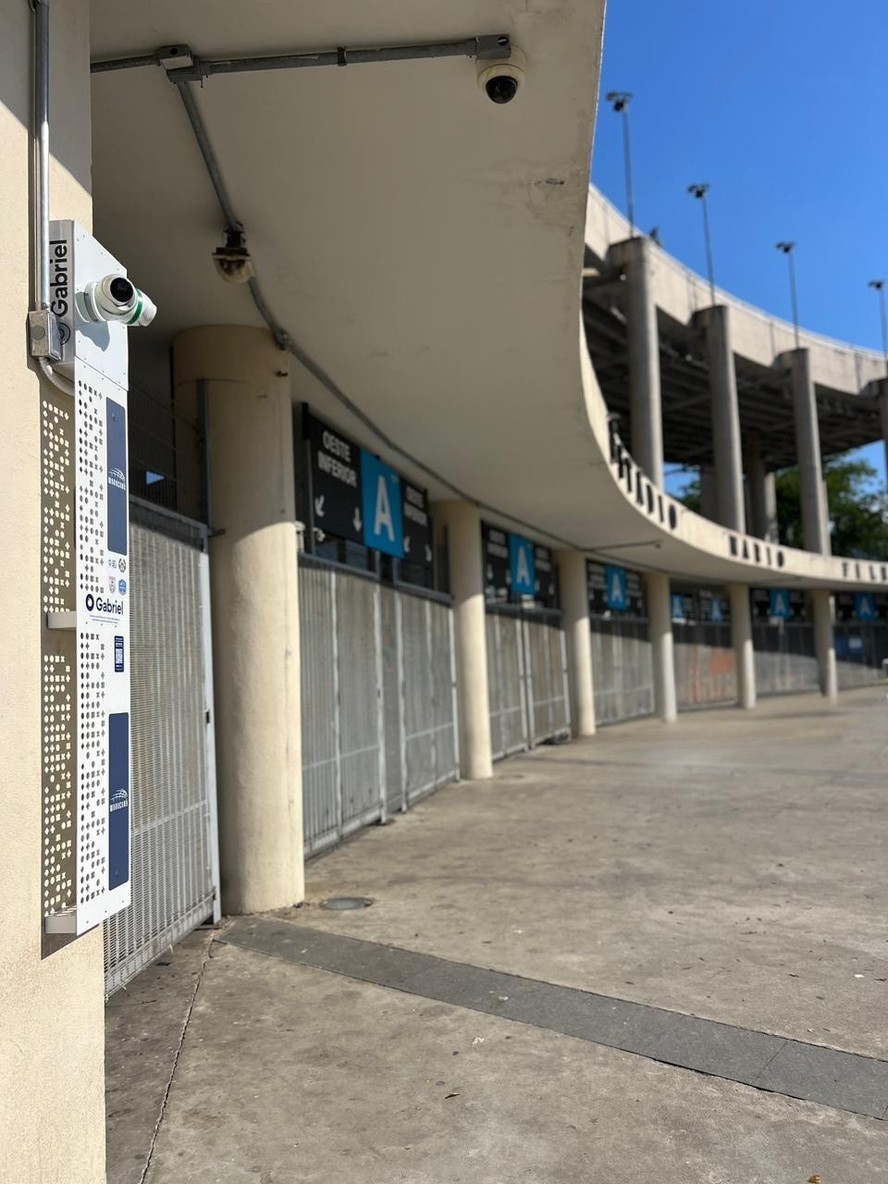 Entorno do Maracanã passa a ser vigiado por câmeras 'Gabriel'