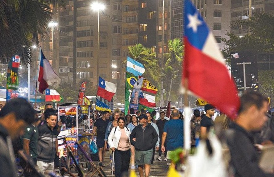 Da caipirinha ao pisco: onda chilena invade a orla de Copacabana e ...