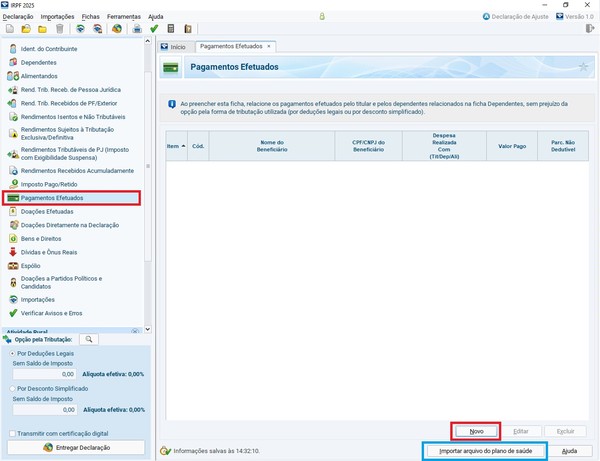 Imposto de Renda 2025: veja tutorial de como preencher a declaração