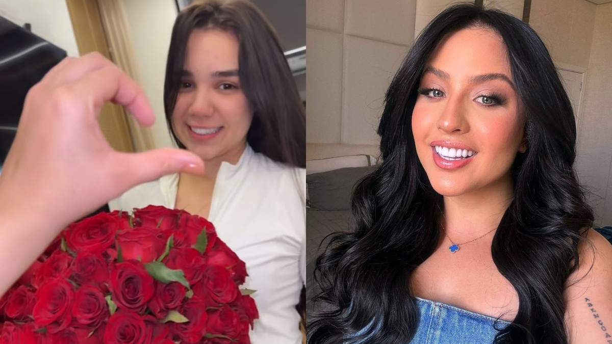 Namorada de Mari Fernandez surpreende cantora com buquê de flores: '2 ...