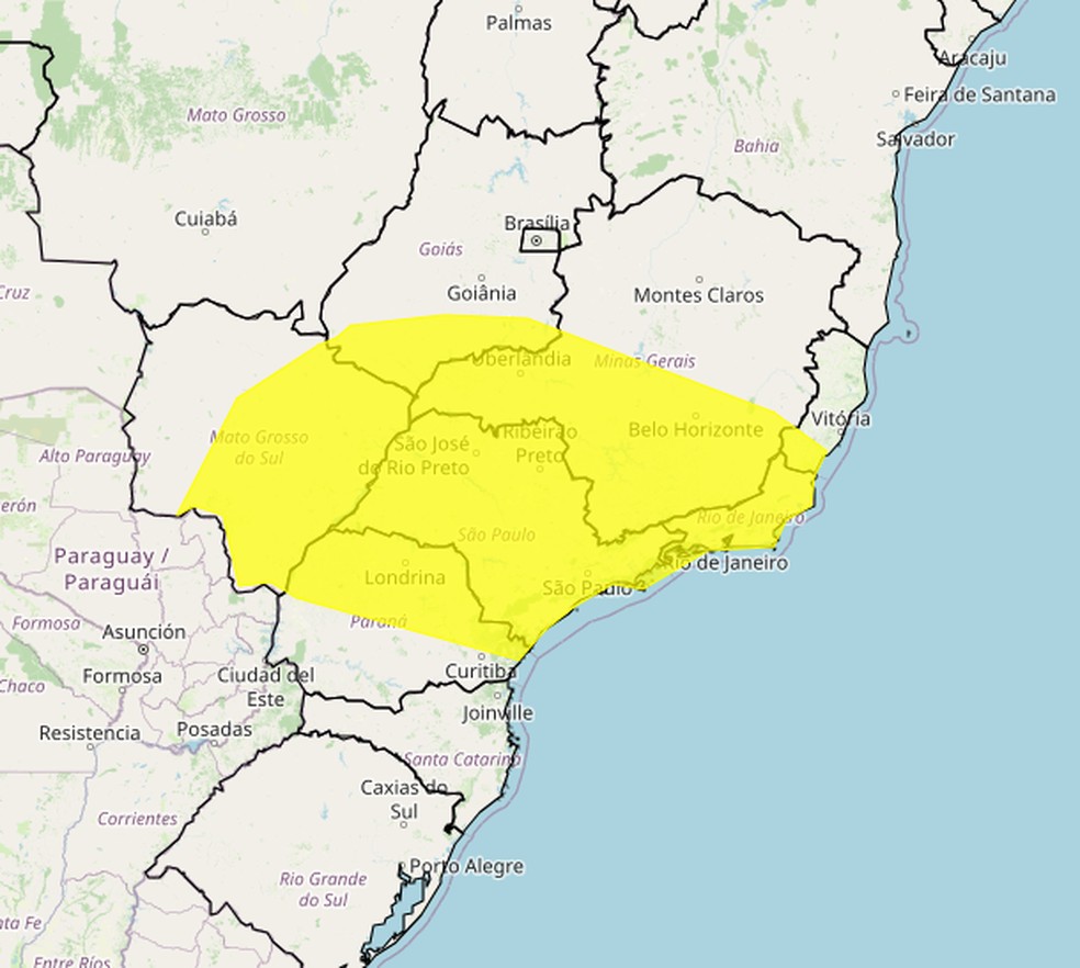 Inmet emite alerta de tempestade no Rio de Janeiro e de chuvas intensas ...