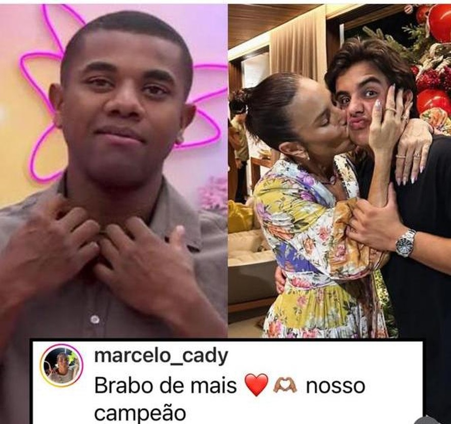 Filho de Ivete Sangalo, Marcelo deixa comentário em torcida por Davi