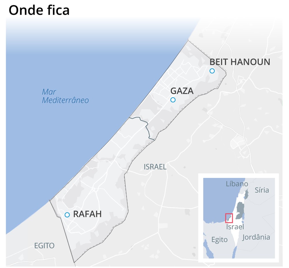 O que é Gaza e por que o enclave faz parte de um futuro Estado palestino?