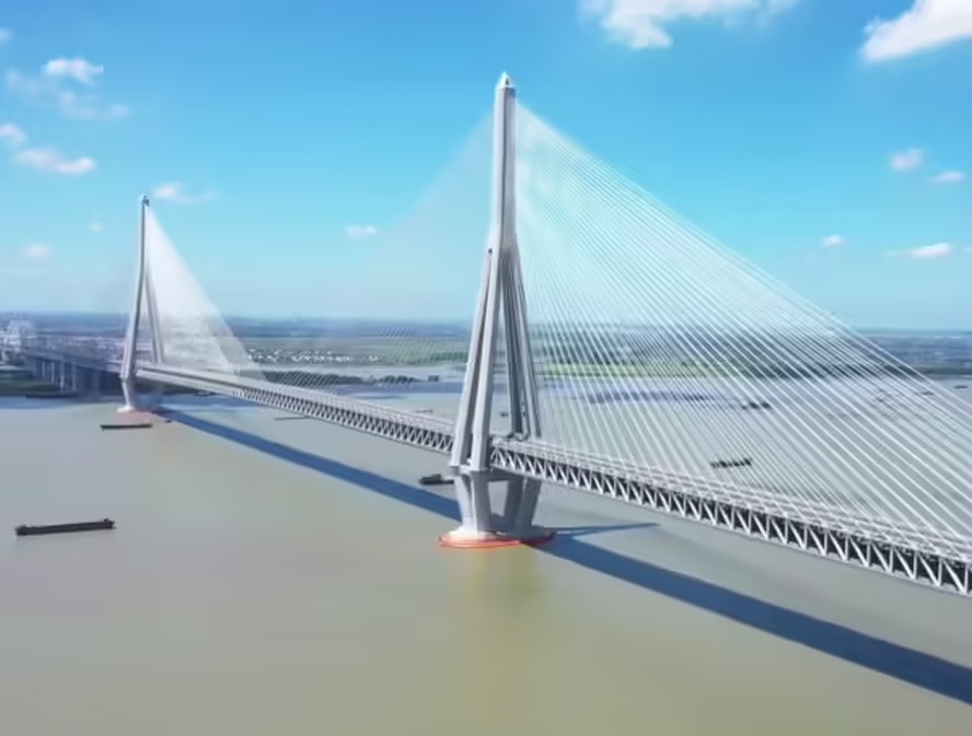 China inaugura maior ponte estaiada do mundo, com mais de 10 km e ...