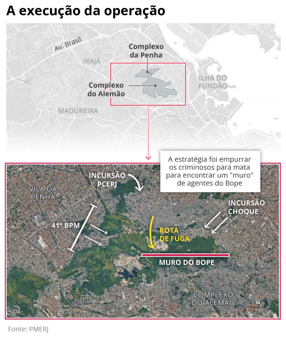 Saiba o que é o 'Muro do Bope', estratégia da polícia que resultou na ...