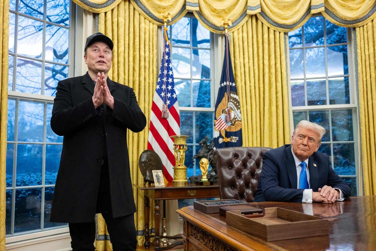 Após embate público com Musk, Trump diz que 'está tudo bem', mas que ...
