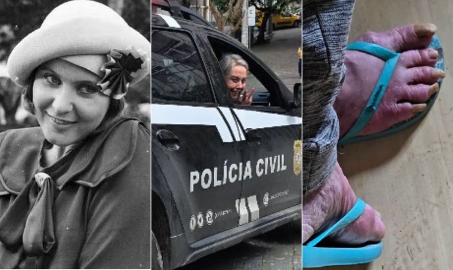 Atriz Rejane Schumann chora ao receber ajuda de desconhecidos após ser ...