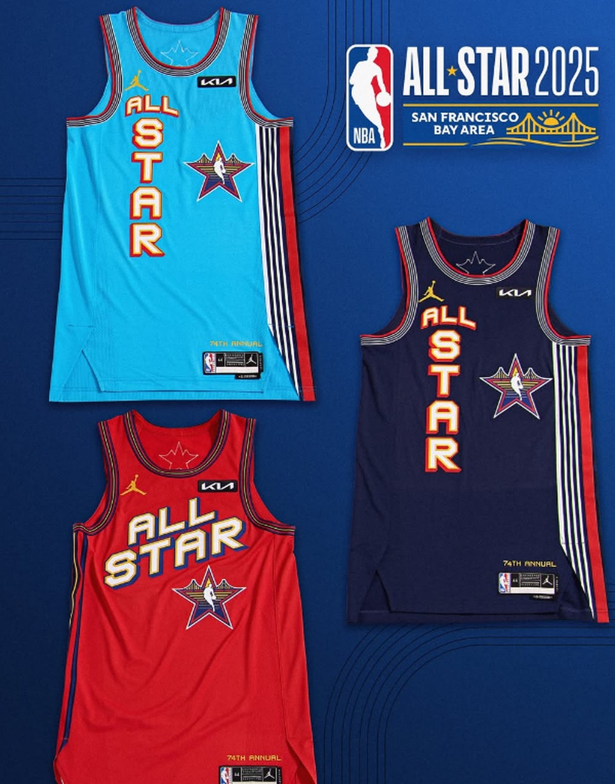 NBA anuncia uniformes e quadra personalizada para All-Star Game 2025