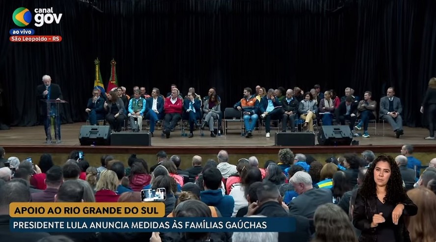 Lula fala em eleições no dia de anúncio de pacote no RS: 'Ainda pensei ...