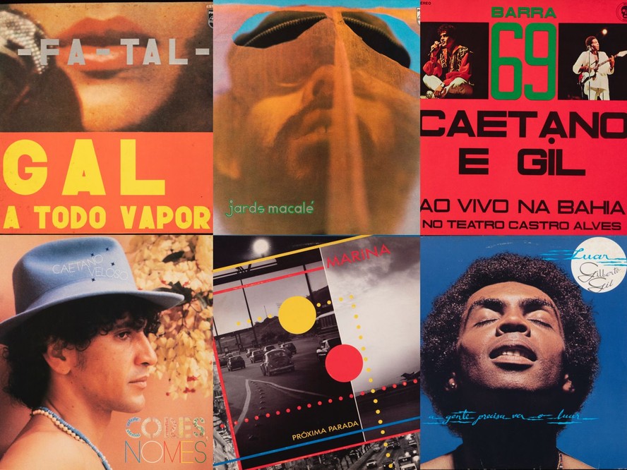 Exposição 'Gráfica poética' reúne capas de discos icônicos da MPB