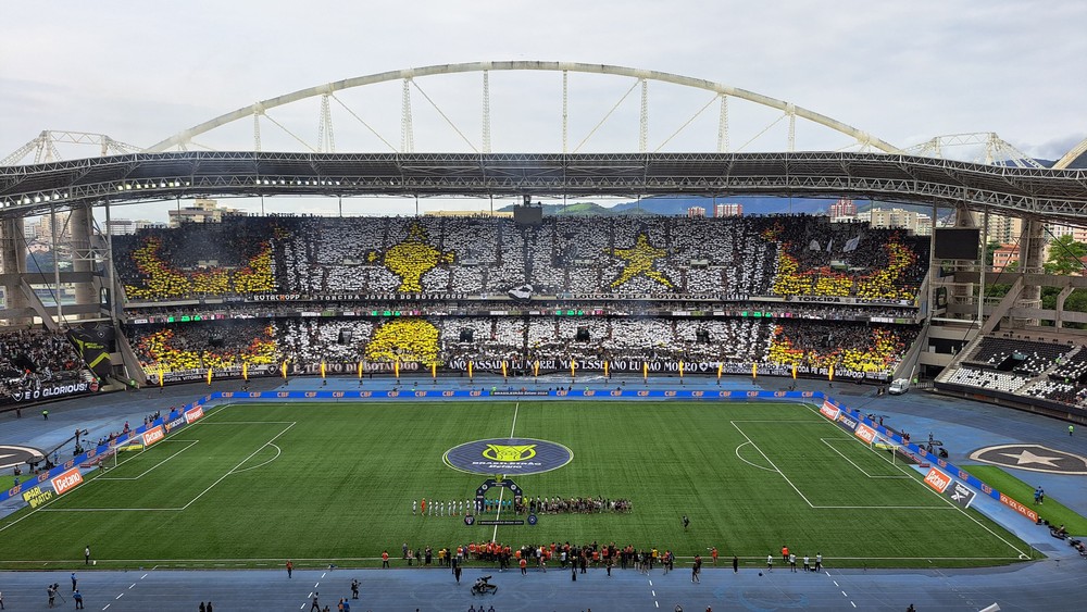 Com tema de Belchior, torcida do Botafogo faz último mosaico do ...