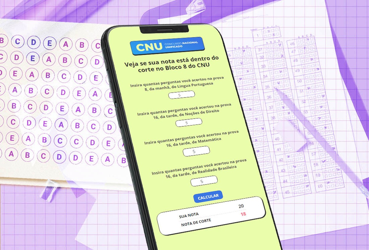 Cartão de resposta do CNU sai hoje. Qual é a nota de corte? Veja em ...