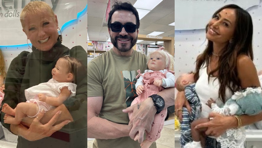 De Xuxa a Padre Fábio de Melo: a fascinação das bonecas 'bebê reborn ...