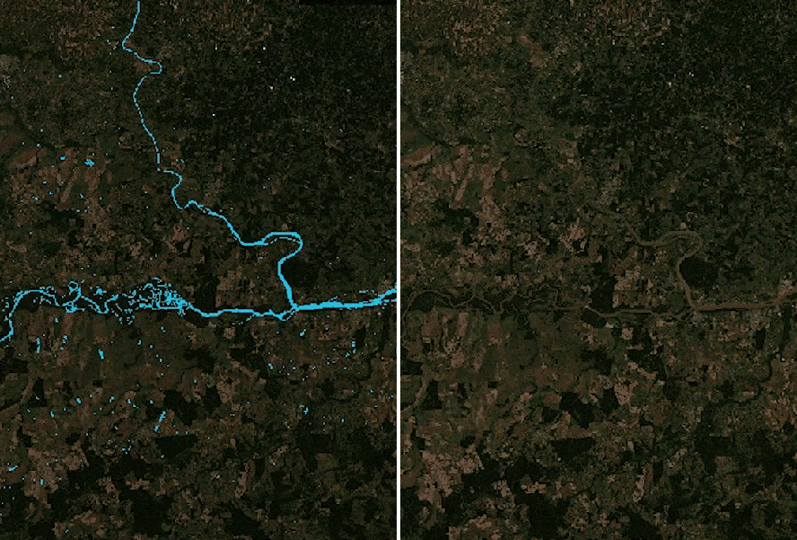Imagens De Satélite Mostram Cheia Histórica Dos Rios Do Rio Grande Do