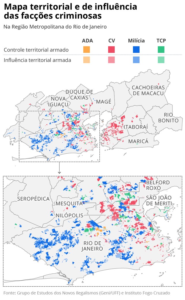 Quatro milhões de pessoas na Região Metropolitana do Rio vivem sob ...