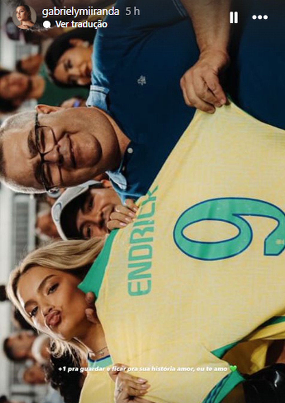 Gaby Miranda se declara para Endrick e vibra com novo gol decisivo pelo Brasil: 'Mais um para ...