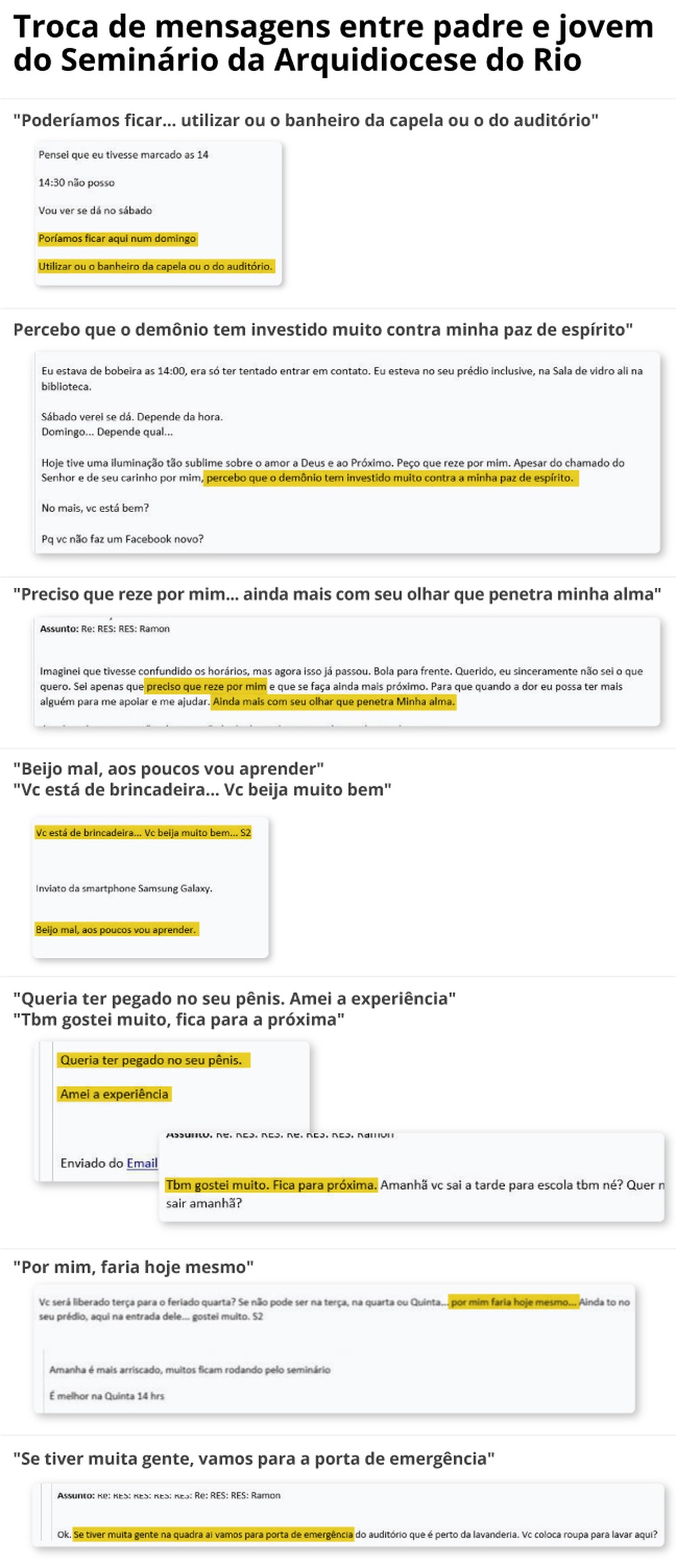'Você beija muito bem', disse padre a jovem que o acusa de abuso sexual ...