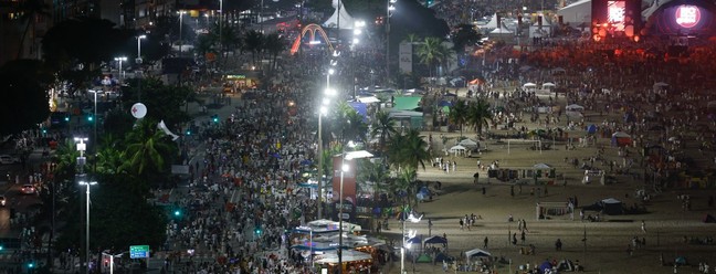 Réveillon em Copacabana: veja imagens da festa, da multidão e dos shows ...