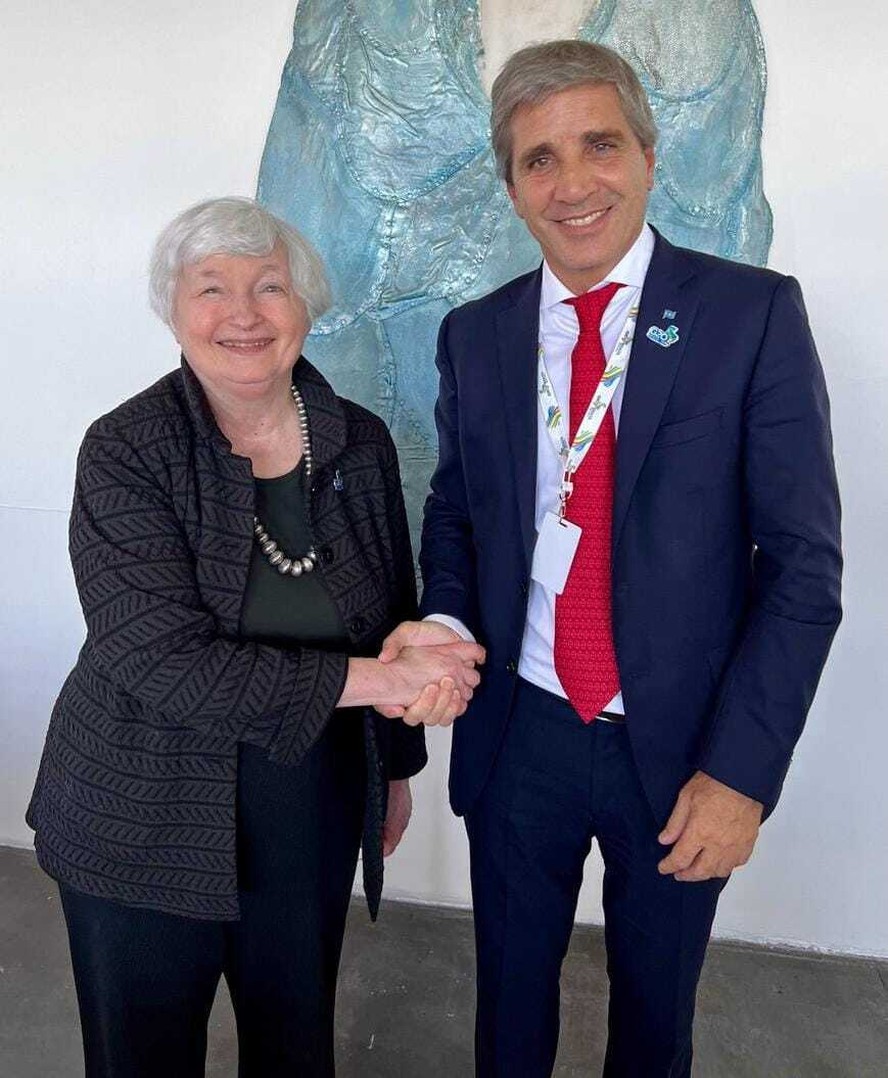 G20: Yellen tem encontro com ministro de Milei e diz que Argentina terá ...