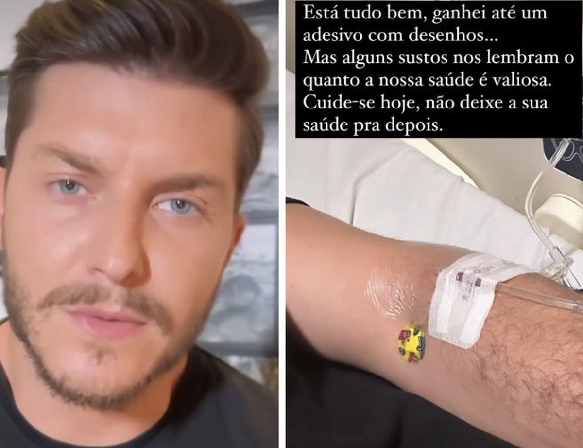 Klebber Toledo explica o motivo de ter ido parar no hospital