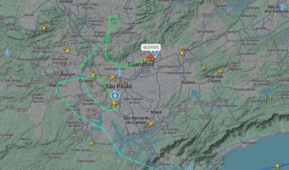 Voo da Gol declara emergência 'pan-pan' e desvia para Guarulhos após ...