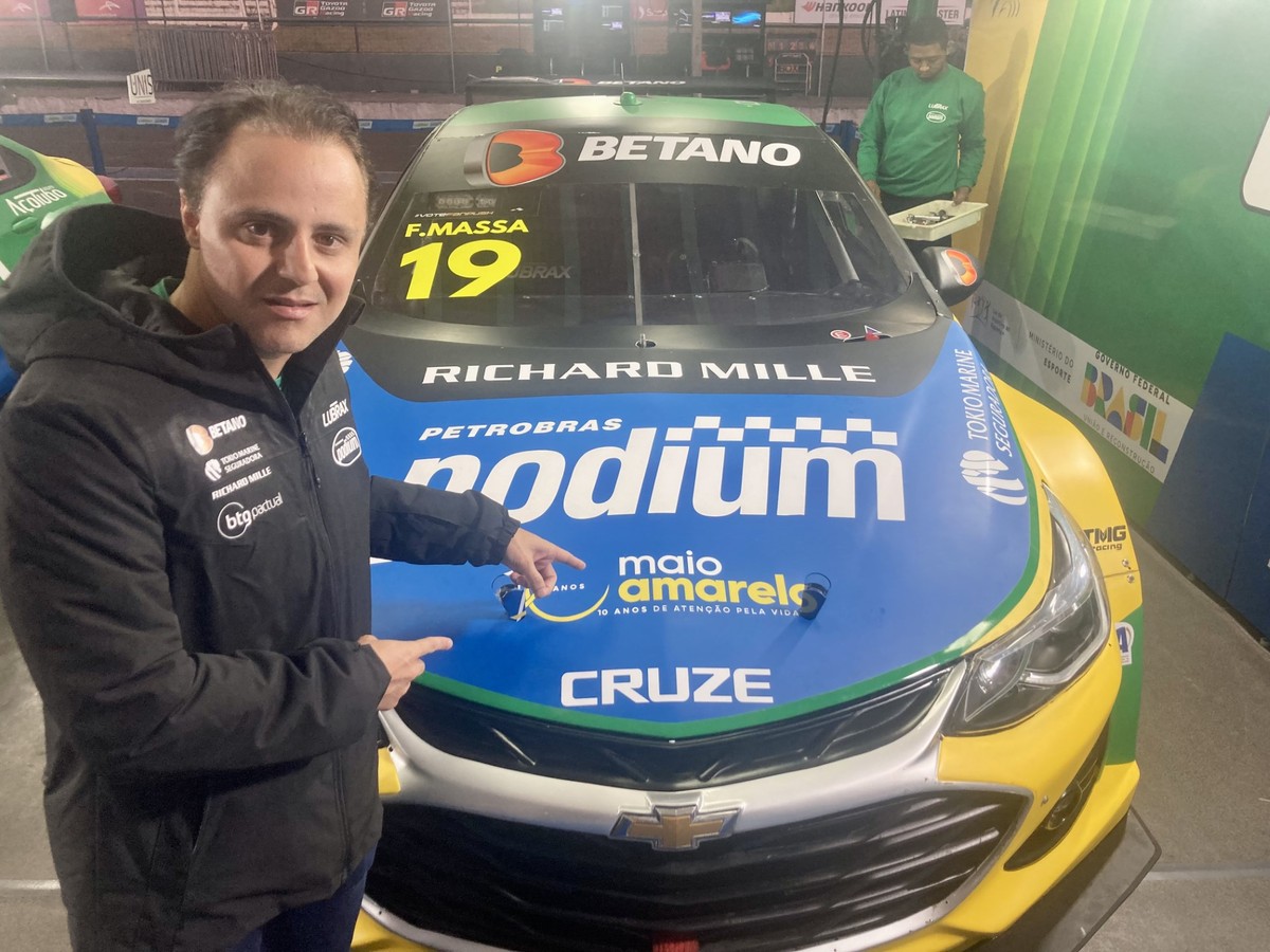 Carro de Felipe Massa terá detalhe especial na próxima prova da Stock Car
