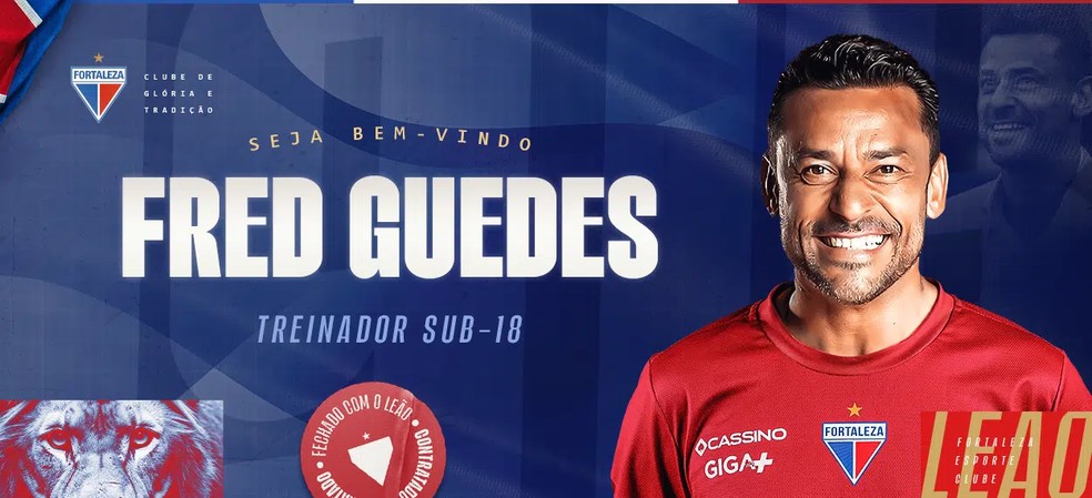 Fortaleza anuncia Fred Guedes, ídolo do Fluminense, como técnico do sub-18