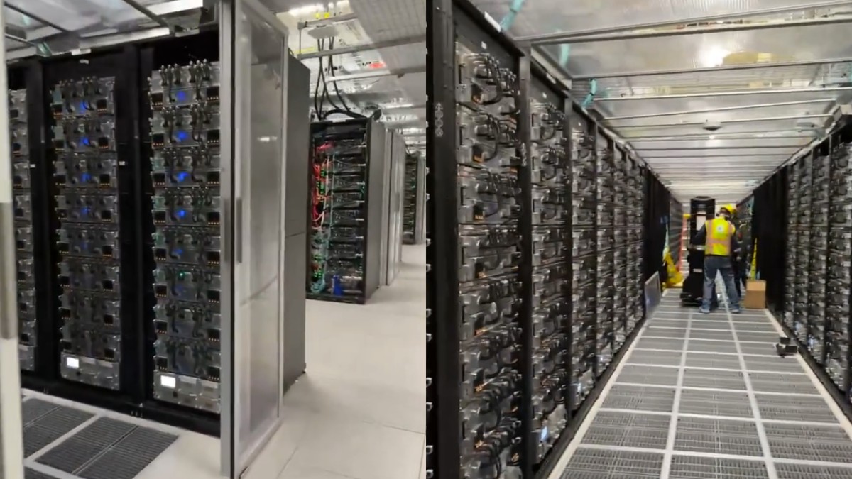 Musk divulga primeiras imagens do Cortex, 'maior supercomputador do ...