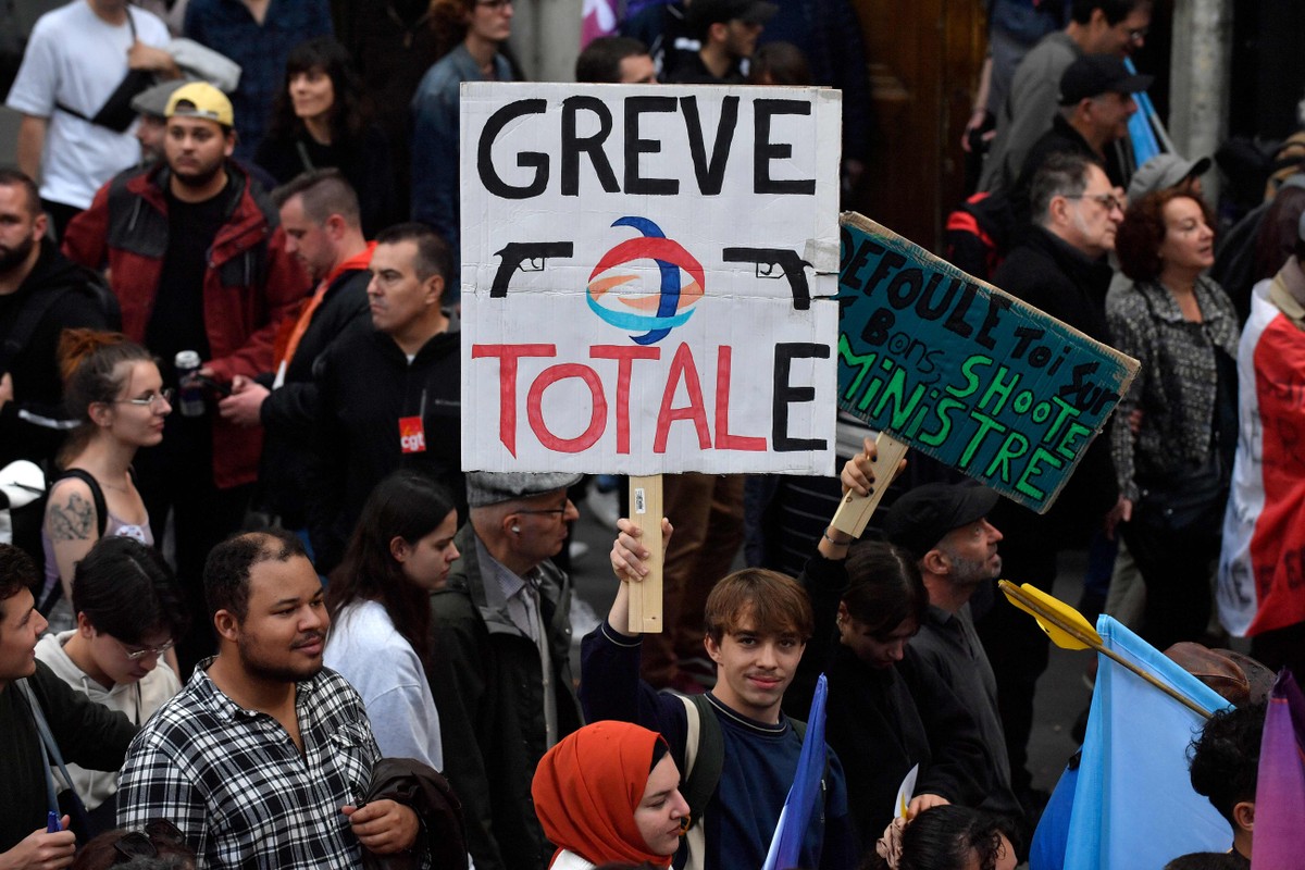 Na véspera de greve geral, governo francês sobe o tom contra sindicatos ...
