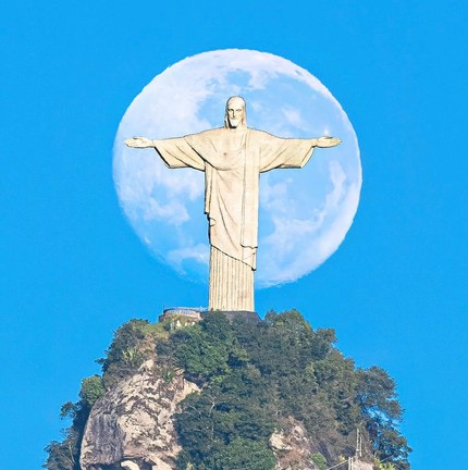 Fotógrafo revela bastidores de clique da Lua 'sorrindo' em Niterói e ...