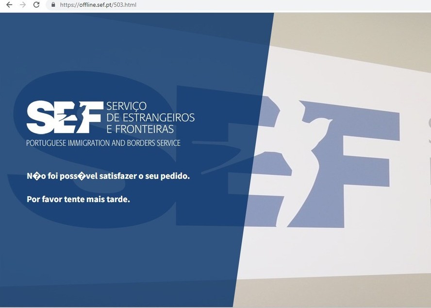 Site da imigração de Portugal cai na estreia do processo automático de ...