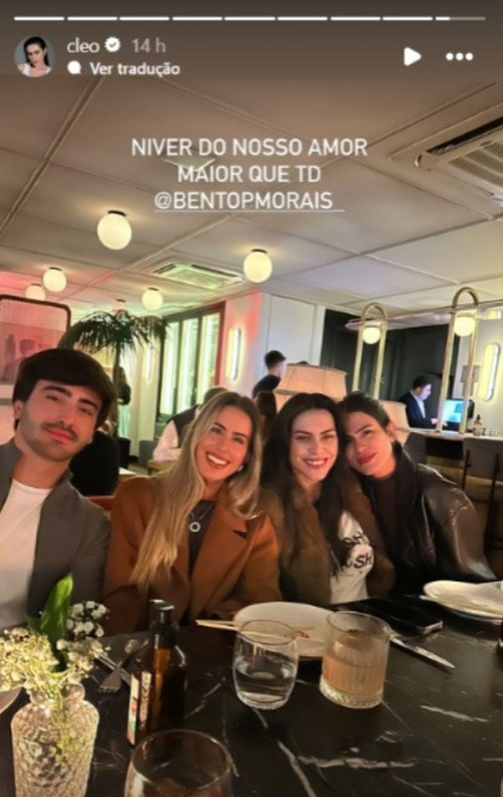Cleo e os irmãos se reúnem para comemorar aniversário do filho caçula ...