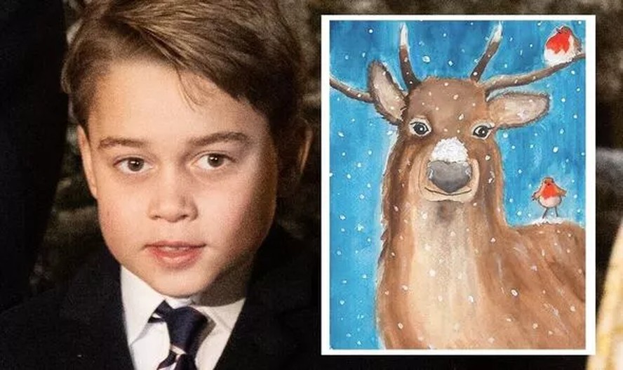Kate Middleton e príncipe William encantam fãs com desenho natalino ...