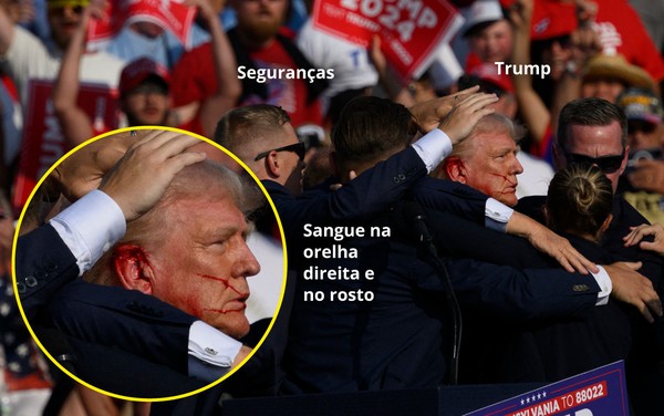 Infográfico mostra o passo a passo do atentado contra Donald Trump em ...