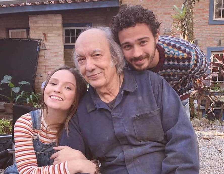 Erasmo Carlos foi avô de Larissa Manoela em filme: 'Obrigada por esse privilégio', diz atriz