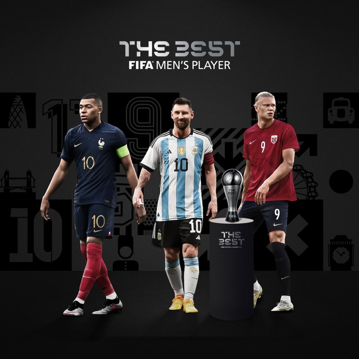 Fifa The Best: Haaland, Messi e Mbappé concorrem a melhor do mundo ...