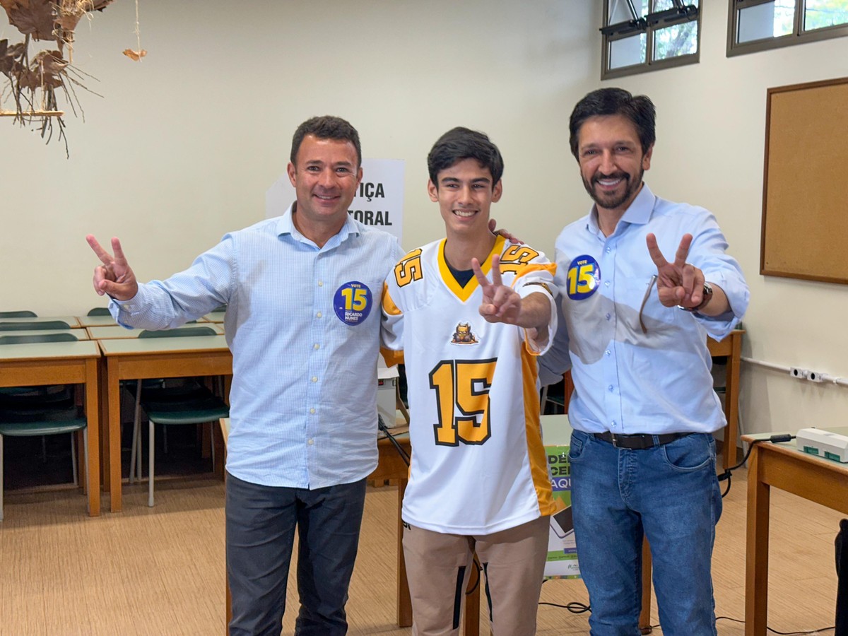 Ao lado de Nunes, filho de Bruno Covas fala sobre candidatura a deputado estadual em 2026: 'vou ...