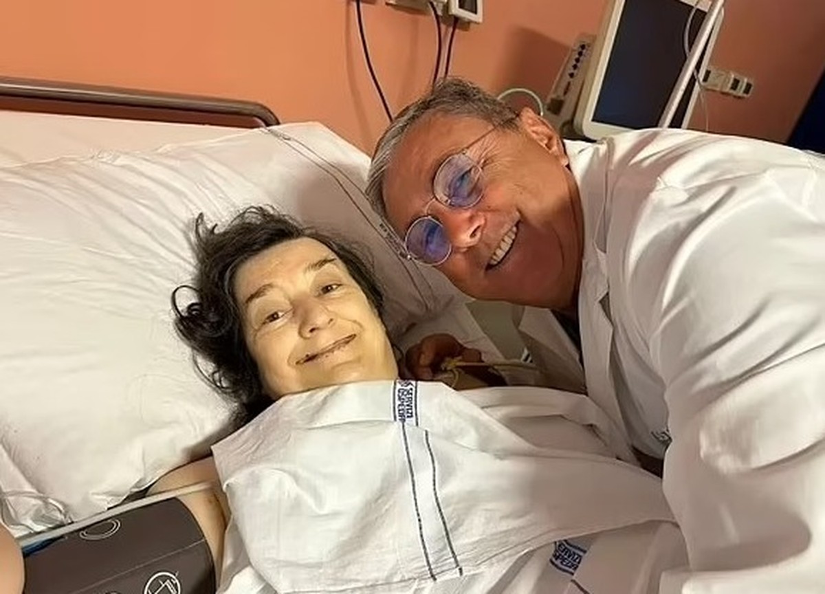 Italiana se torna a mãe mais velha do país ao dar à luz após tratamento ...