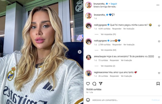 Assumiu? Comentários de Rodrygo evidenciam romance com influencer; conheça