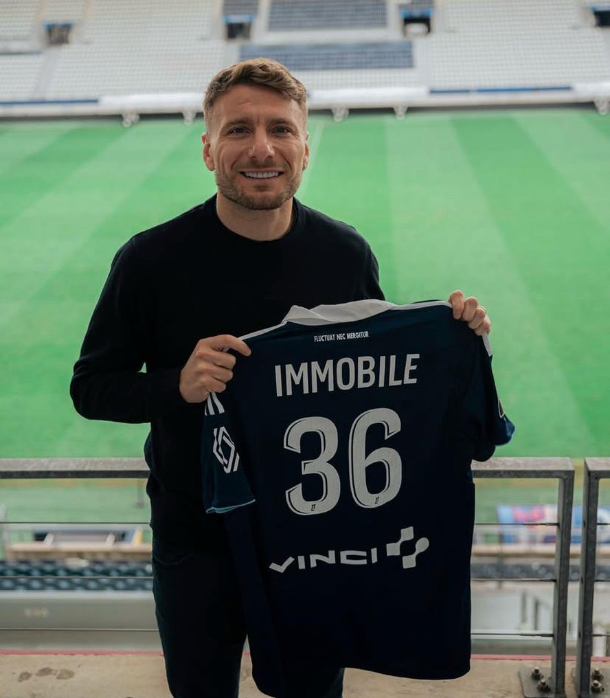 Atacante italiano Immobile é contratado pelo Paris FC