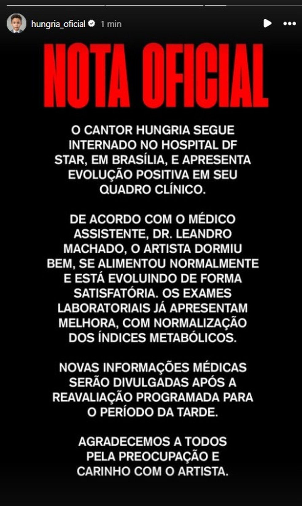 Rapper Hungria 'está evoluindo de forma satisfatória', diz assessoria ...