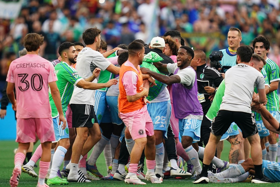 Final entre Inter Miami e Seattle Sounders termina em pancadaria ...