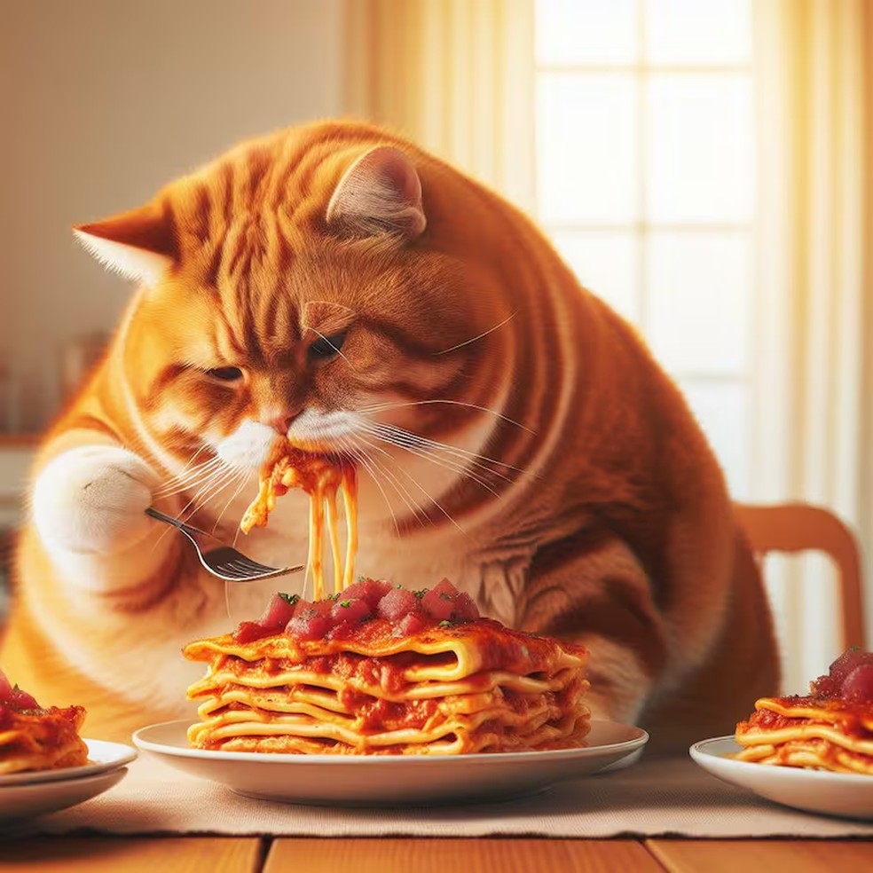 Garfield da vida real? Inteligência artificial recria personagem com ...