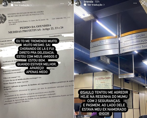 Influenciadora Acusa Saulo Pôncio De Tentativa De Agressão E Vai à